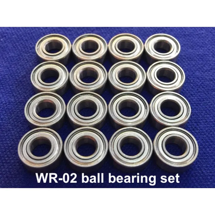 WR-02 Metal Sealed Ball Bearing Set ชุดลูกปืนแบริ่งซีลเหล็ก สำหรับชุดคิท TAMIYA WR-02 | Lazada.co.th