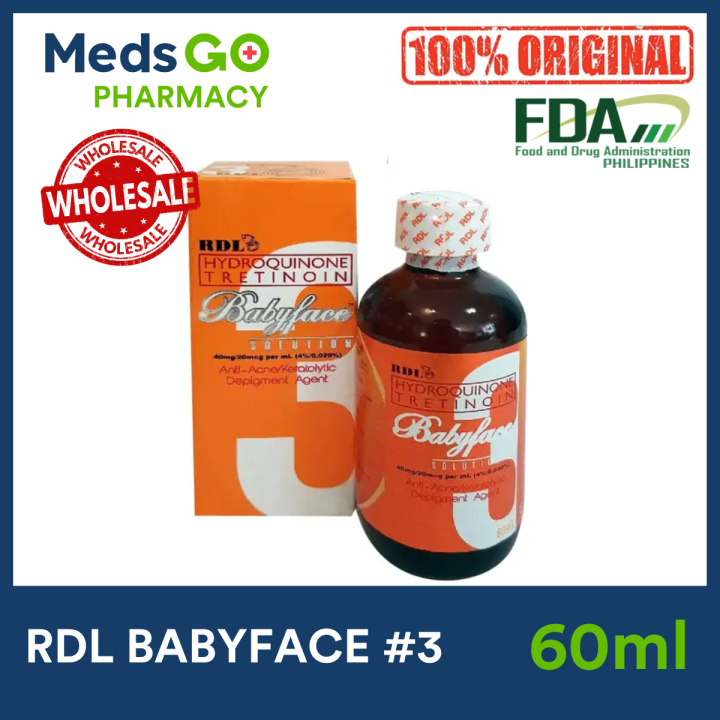 RDL BABYFACE 3 60mL Solution | Lazada PH