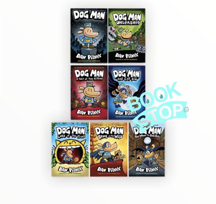 Dav Pilkey Dog Man (7 Books Set) | Lazada Singapore