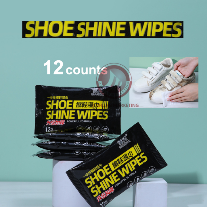 Shoe Shine Wipes Shoe Cleaner Disposable Wet Wipes Leather Shoes ...