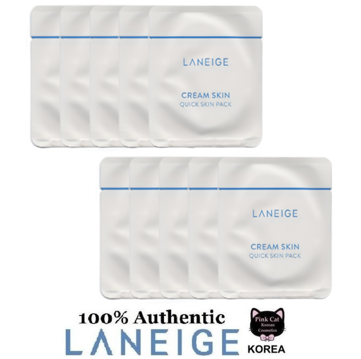 LANEIGE Cream Skin Quick Skin Pack 5ml (10pcs.) 2025 | Lazada PH