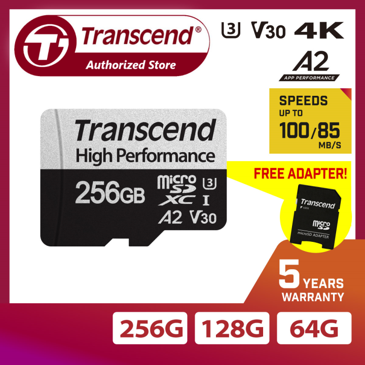 Transcend 64GB/128GB High Performance MicroSDXC 330S - A | Lazada PH