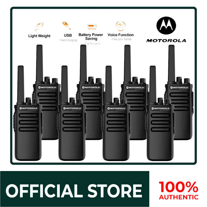 Motorola Walkie-Talkies Long Range 4KM VOX Function Two Way Radio 16 ...