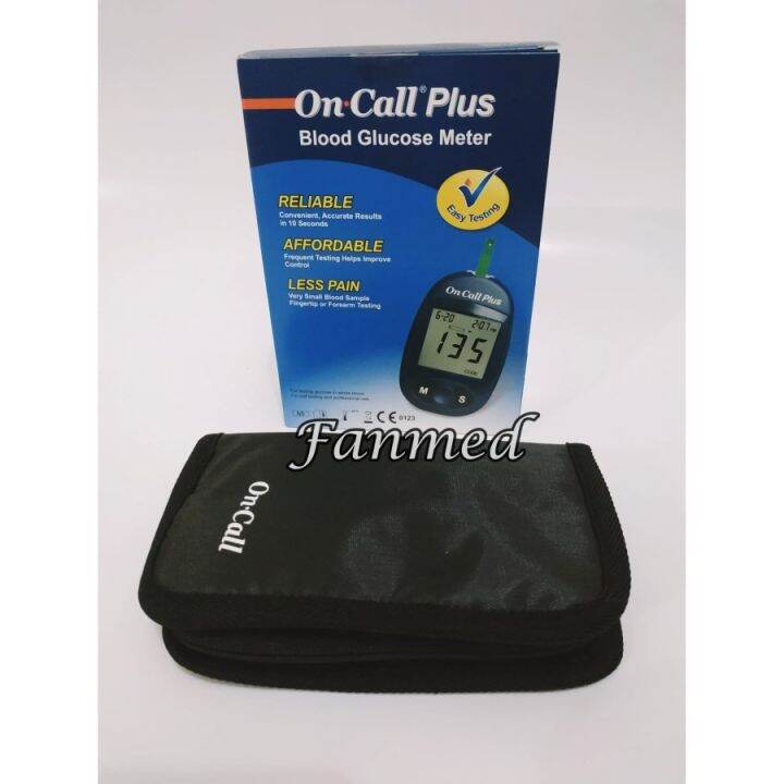 On Call Plus Alat Cek Up Tes Gula Darah Glucose Tes Diabetes | Lazada ...