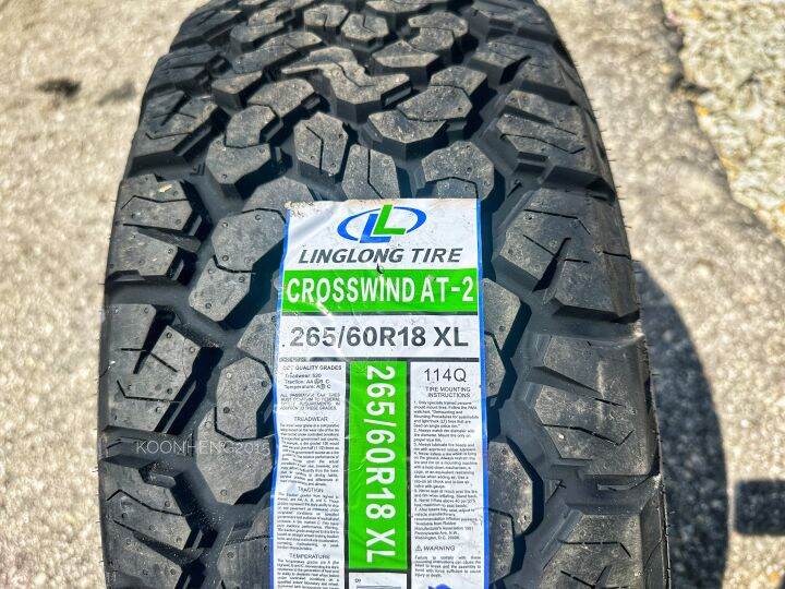 New Tires 4x4 OFFROAD Tyre LingLong Tayar - Crosswind A/T 265/60/18 - Made in Thailand - READY ...