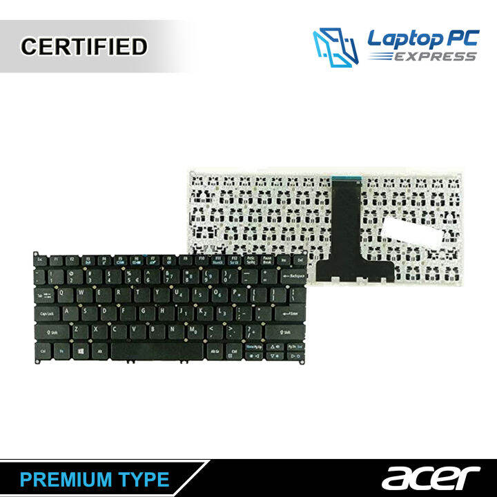 Acer Laptop Keyboard ES1-132 Compatible with Acer Aspire ES1-132 Black ...