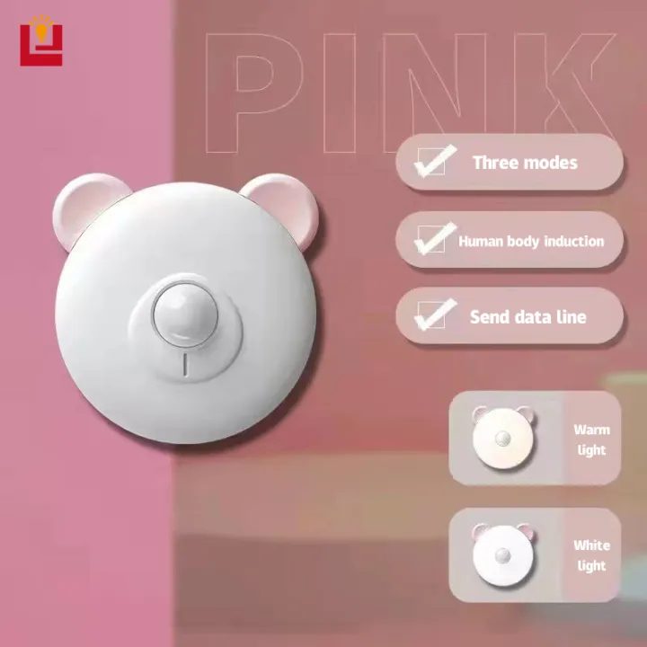 YONUO Led Intelligent Human Body Induction ไฟ Usb สำหรับกลางคืนชาร์จไฟทางเดินไฟข้างเตียง ...