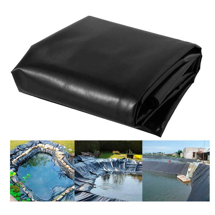 [Free shipping] Impermeable membrane black pond tarpaulin PVC membrane ...