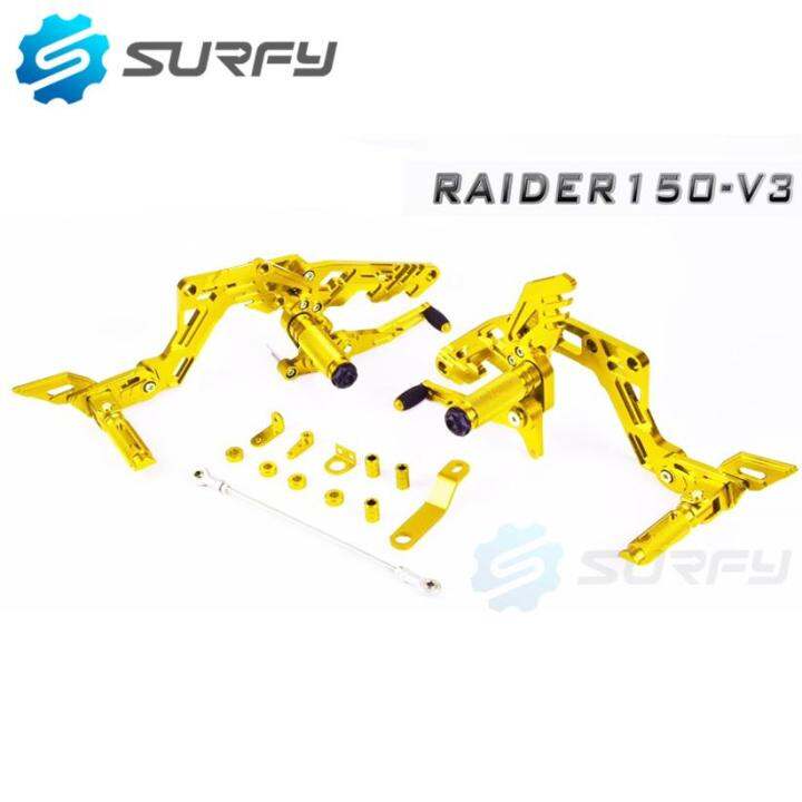 Full Set Shifter Raider 150 v3 Rear Set Modified Parts (GOLD) - COD ...
