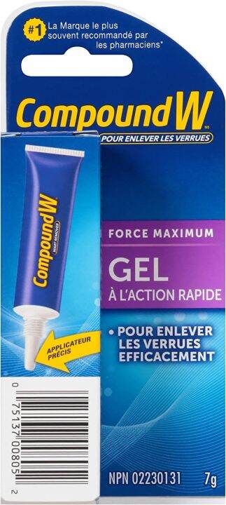 Compound W Salicylic Acid Fast Acting Wart Removal Gel, Maximum ...