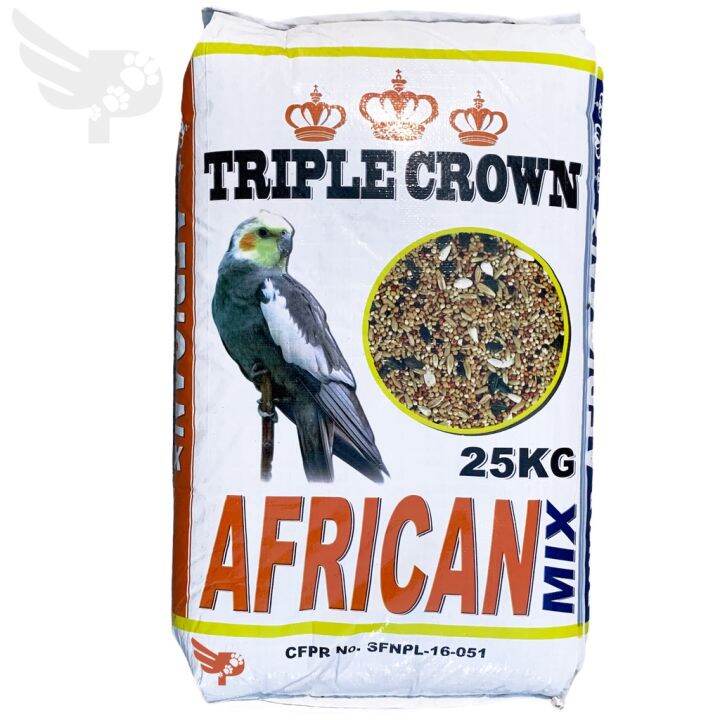 (Original) Triple Crown African Mix 25kg - Bird Feed - petpoultryph ...