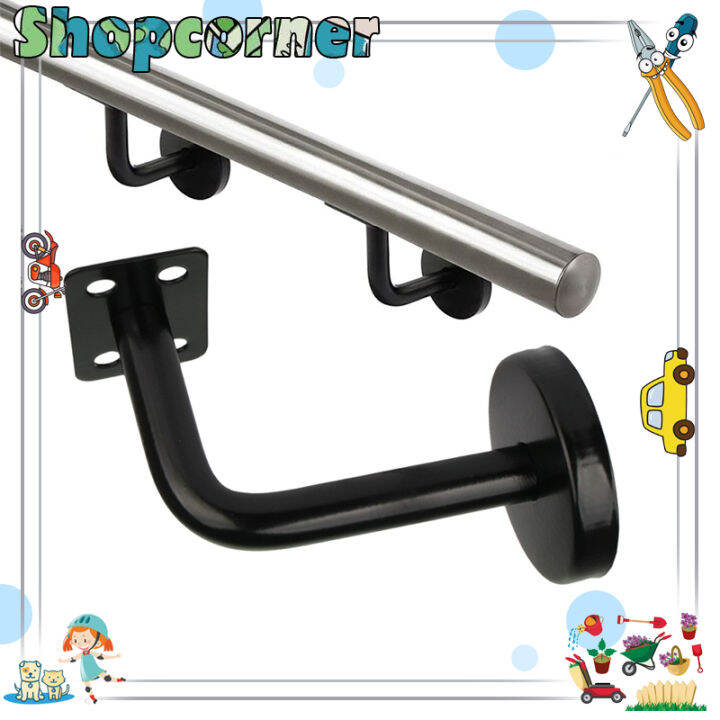 Handrail Wall Bracket 60x60mm Stainless Penyangga Rail Tangga Tembok ...