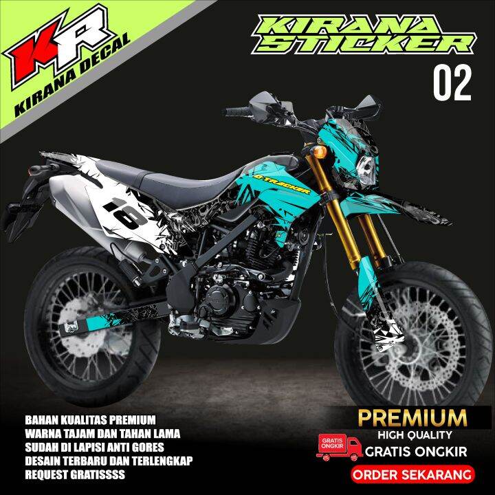 stiker decal fullbody Motor Kawasaki Klx Dtracker 150 KIRANA STORE kode ...
