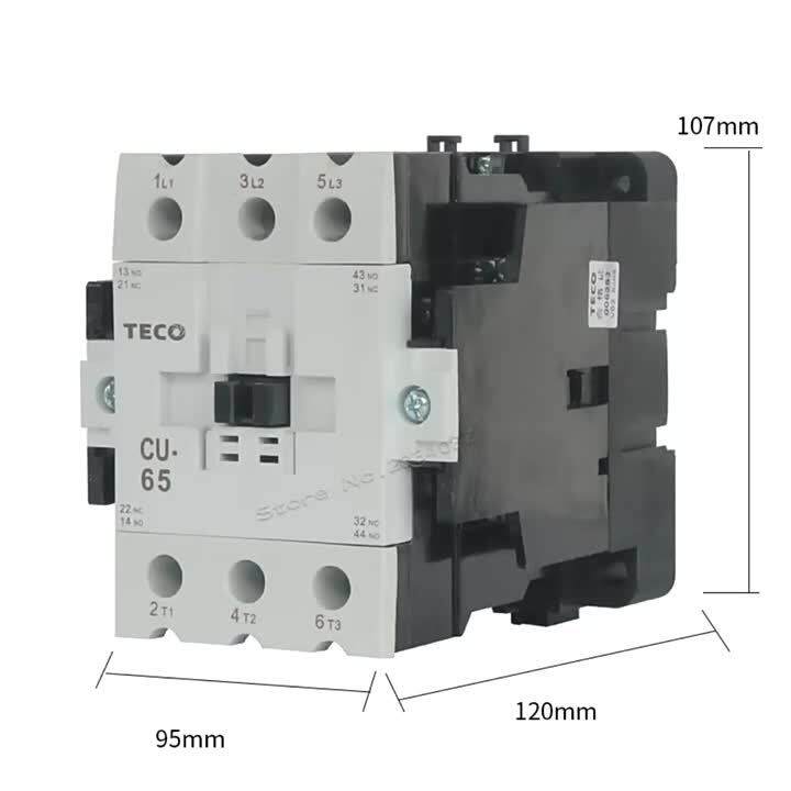65A 660V AC3 AC Contactor AC24V 380V 220V 110V Coil Voltage CU-65 ...