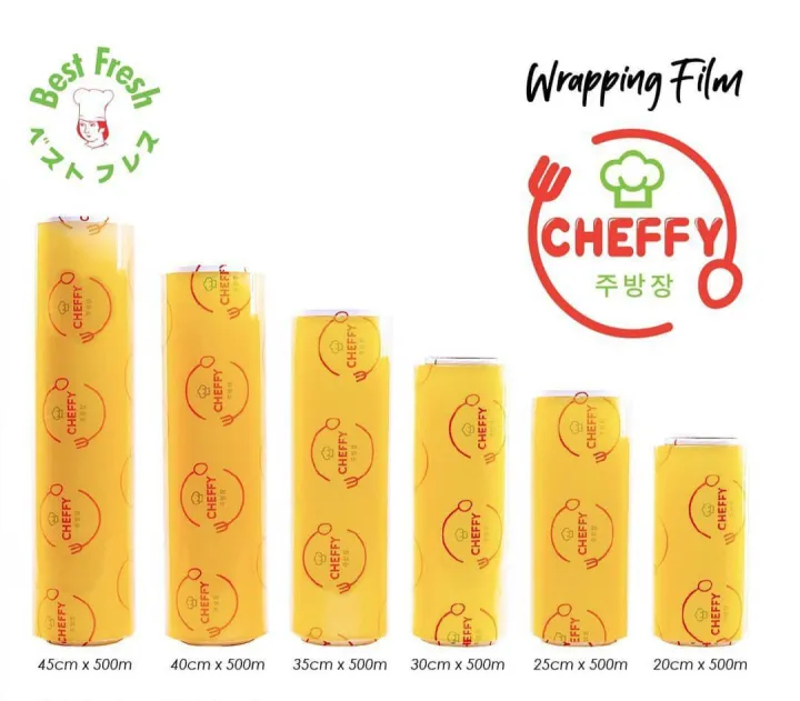 Plastik Wrapping Film Makanan 500 M CHEFFY Semua Ukuran Harga Grosir ...