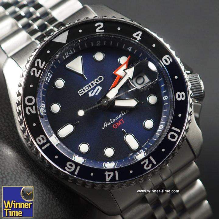Winner Time นาฬิกา Seiko 5 Sports GMT รุ่น SSK003K รับประกันบริษัท ไซโก ...