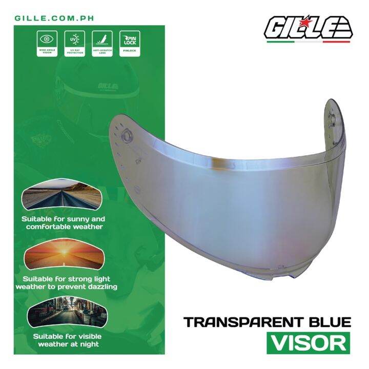 Gille 135 GTS-V1 Motorcycle Helmet Outer Visor Revo Lens | Lazada PH