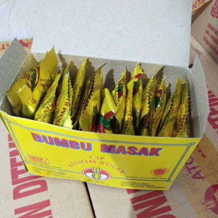 Bumbu Masak Atom Bulan kotak (20 sachet x 7 gr) bumbu baso aci | Lazada ...