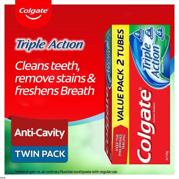 toothpaste squeezer COLGATE Triple Action Anti-Cavity Family Toothpaste ...