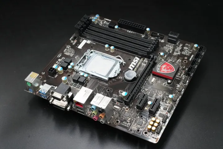 เมนบอร์ด MSI B85M GAMING PLUS (1150) USB3.0 DVI VGA พร้อมส่ง ส่งเร็ว มี ...