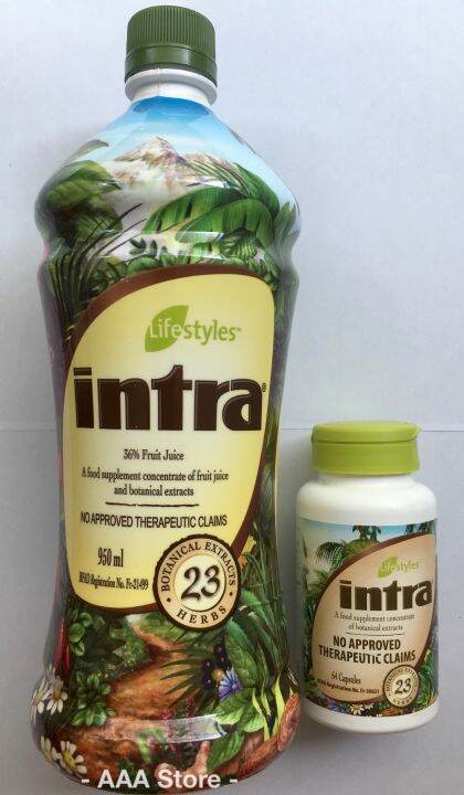 intra® Food Supplement Concentrate of 23 Botanical Extracts 950 ml ...