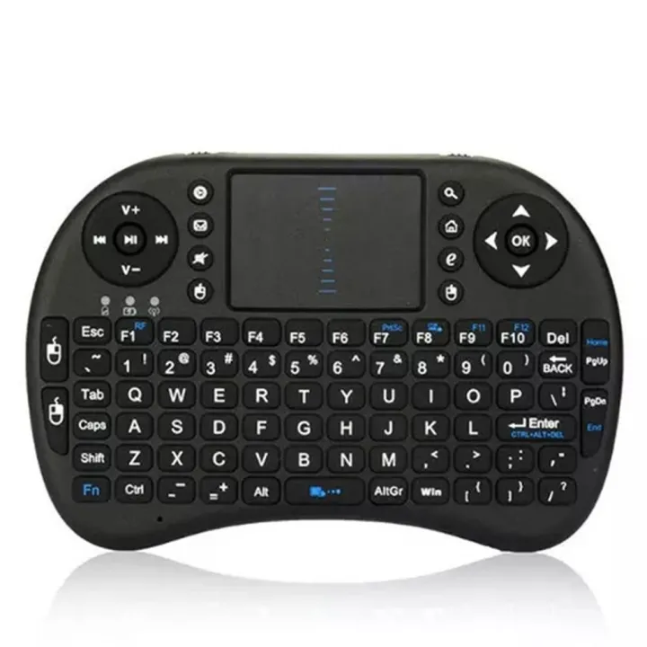 Mini i8 Wireless Qwerty Keyboard Multimedia Remote Control Keys and PC ...