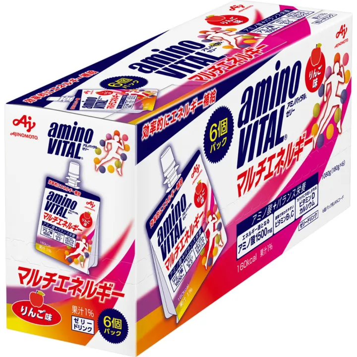 Ajinomoto amino vital Jelly - Multi energy - 180g x 6 Jellies Amino ...