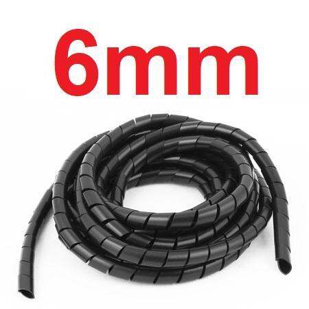 Spiral Wrapping Band 10 meters Spiral Cable Wrap Wire Organizer Tube ...