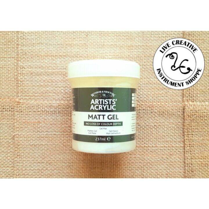 WINSOR & NEWTON Artist's Acrylic Matt Gel 237ml (884955001752) | Lazada