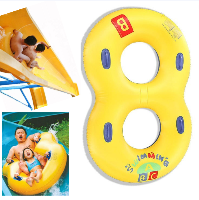 Heavy Duty 2 Persons Inflatable New Design Double Water Slide Tube for ...