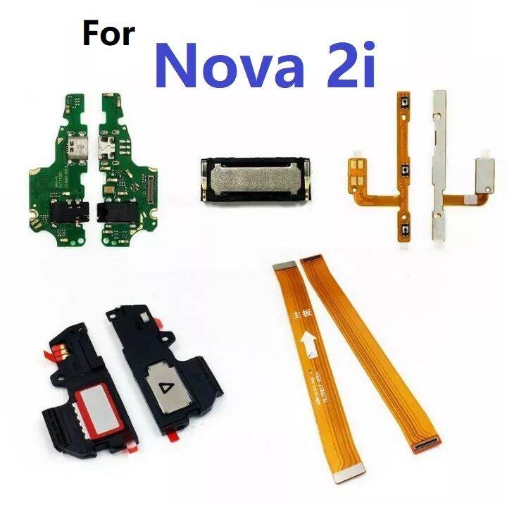Main Motherboard Flex cable Charging port Board Power Volume Flex Loud Speaker Buzzer Ear ...