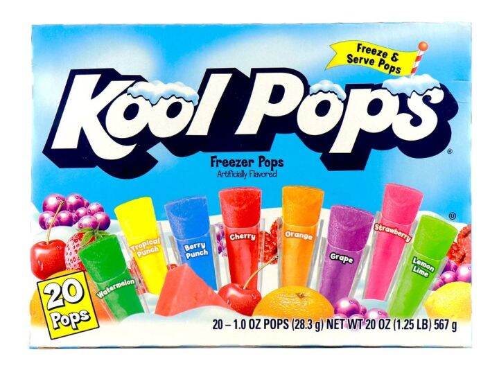 Kool Pops Freezer Pops 20pcs | Lazada PH