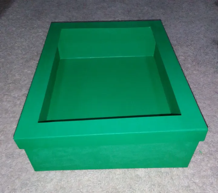 Grazing Box hard boxes sturdy boxes w/ clear acetate cover 10x8x2.5 ...