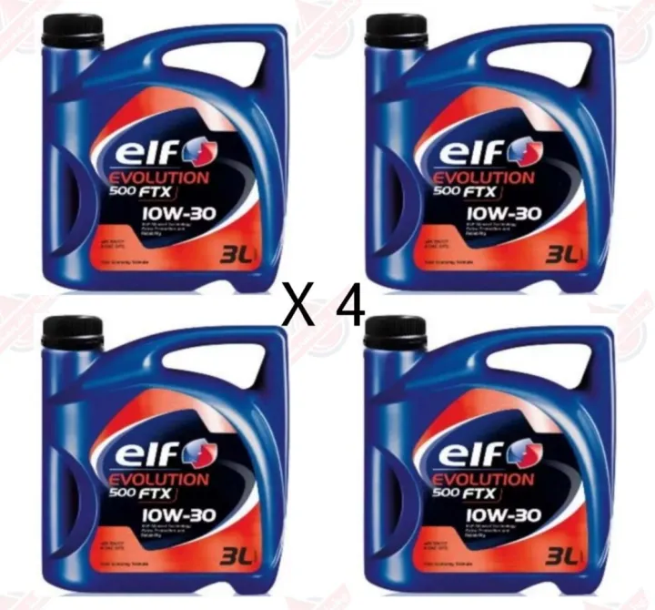 ELF EVOLUTION 500 FTX 10W30 (3L X 4pack) | Lazada