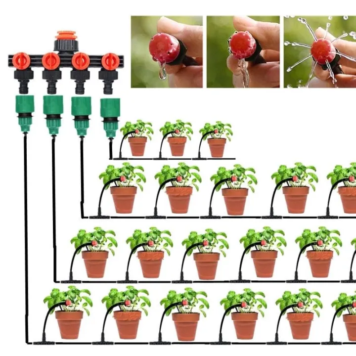 Sprinkler Irigasi Tetes Taman Micro Water Emitter Dripper Drip Head ...