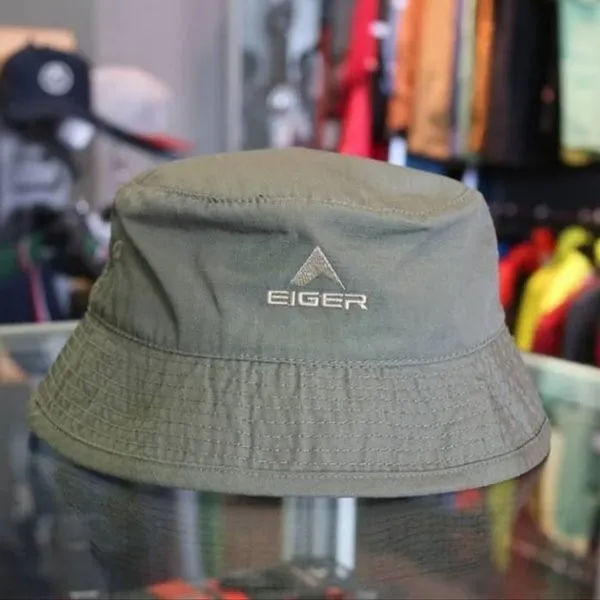 Eiger Bucket Hat Topi Rimba Welcome To Djungle - Olive | Lazada Indonesia