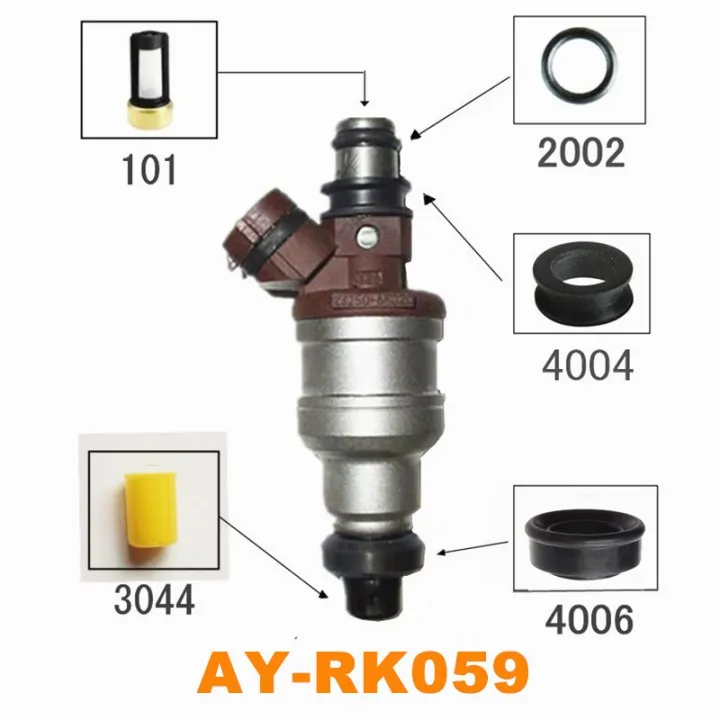 16Sets Fuel Injector Repair Kit For Mitsubishi Galant 4G63 Kit (AY ...