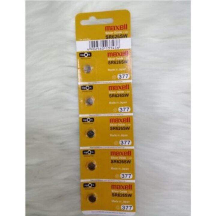 Original Maxell Battery SR626/377 (1.55v ) Silver Oxide | Lazada PH