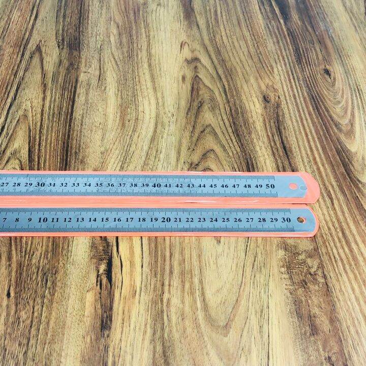 Stainless Ruller / Mistar - Penggaris Besi 50CM-30CM | Lazada Indonesia