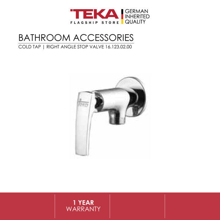 TEKA COLD TAP RIGHT ANGLE STOP VALVE 16.123.02.00 | Lazada