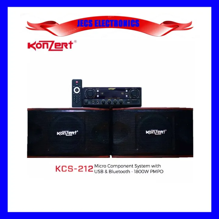 KONZERT KCS-212 MICRO COMPONENT SYSTEM | Lazada PH