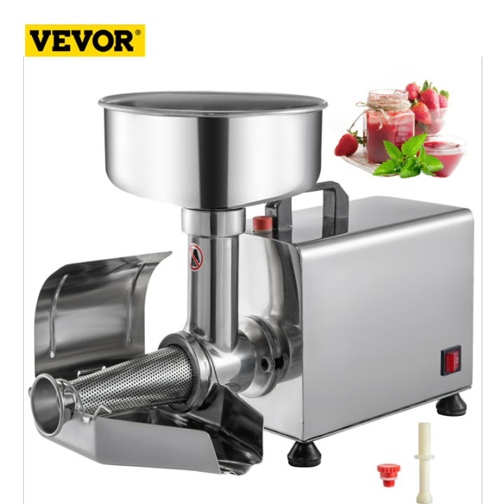 VEVOR Electric Tomato Press & Strainer Machine Milling Sauce Maker ...