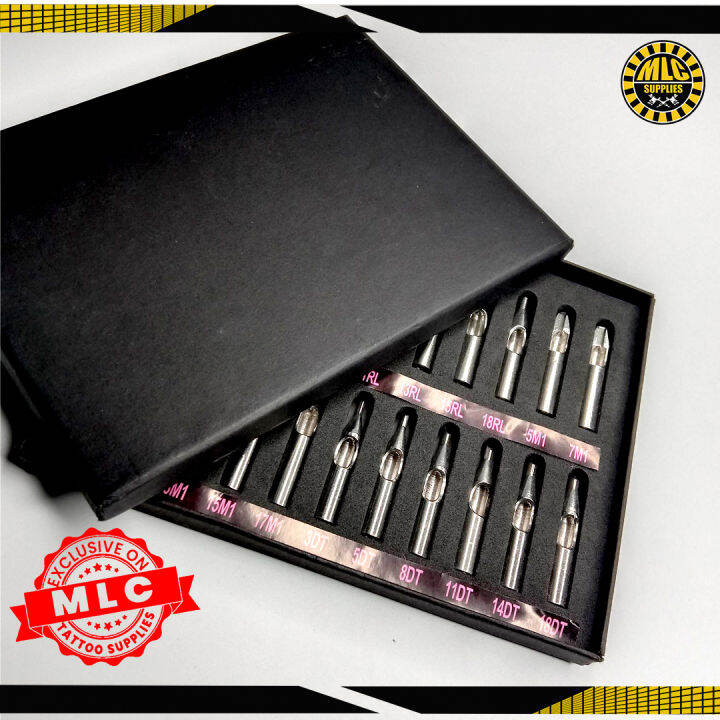 MLC COMMON TIPS KIT 22PCS Stainless Tip | MLC Tattoo Supplies | Lazada PH
