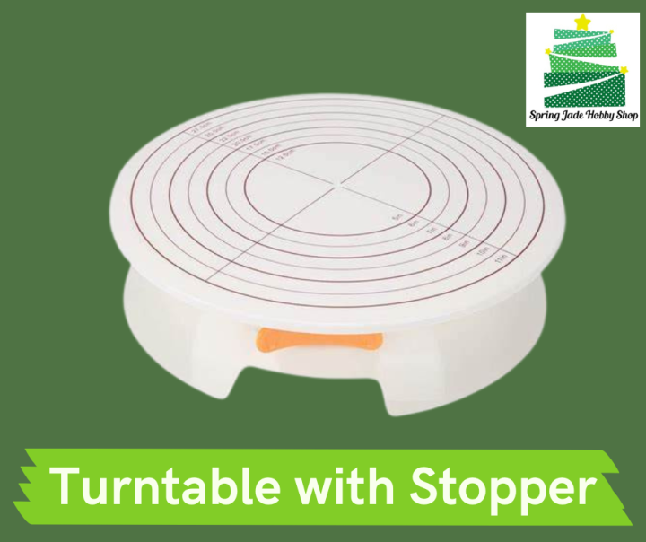 Spring Jade Cake Turntable with stopper| Cake Turntable no stopper ...