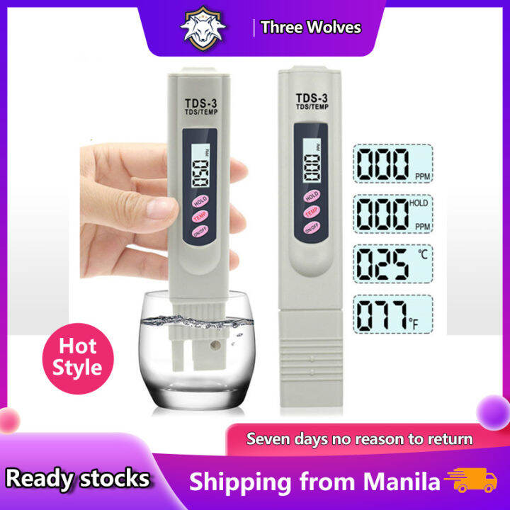 [Ready stock] TDS Digital Water Test Pen, Meter Filter Measuring Water ...