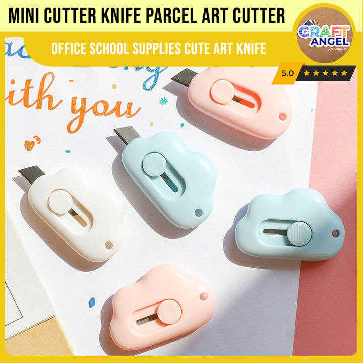 Mini Cutter Knife Parcel Art Cutter Office School Supplies Cute Cloud ...