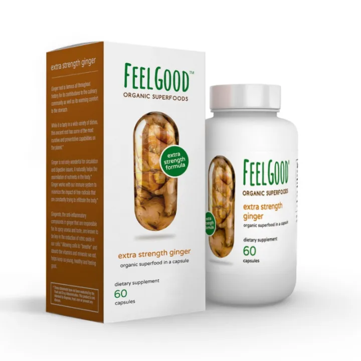 Feel Good Organic Ginger Capsule 240 Capsules | Lazada PH