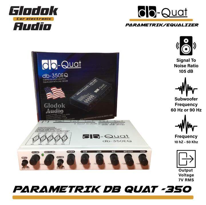 Parametrik Equalizer priem DB Quat 350 EQ 5 Band Equalizer with Line ...