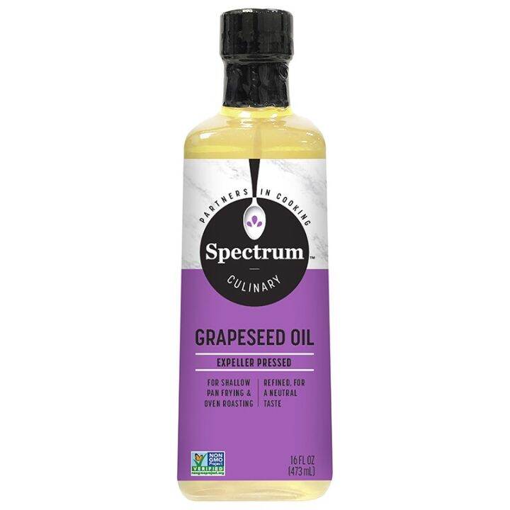 Spectrum Grapeseed Oil 473ml. oil cooking oil Fast delivery | Lazada.co.th