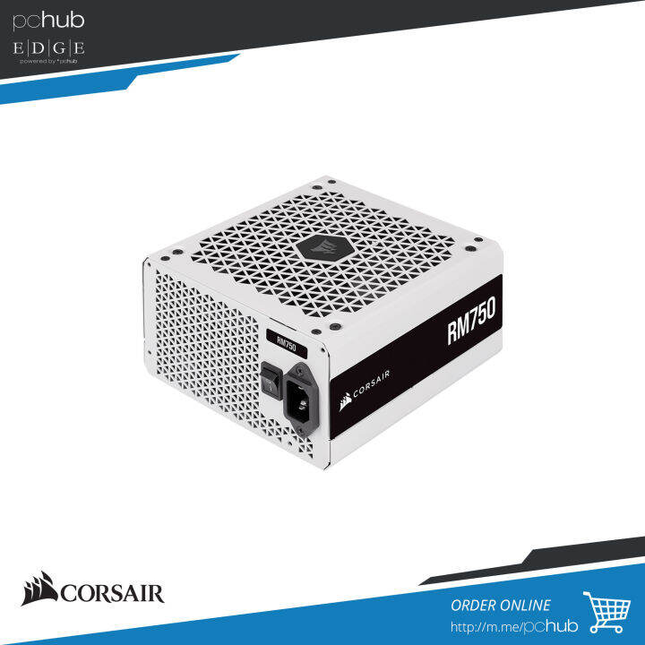 Corsair 750watts PSU, RM, RM750, white, 80 gold, full modular | Lazada PH